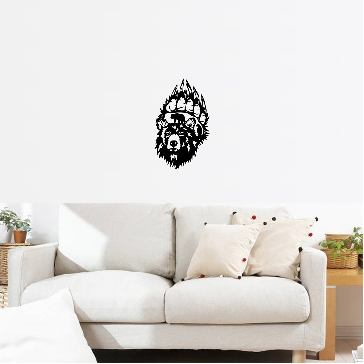 Decor perete Laba de Urs HH704 din lemn 18x30 cm - eMAG.ro