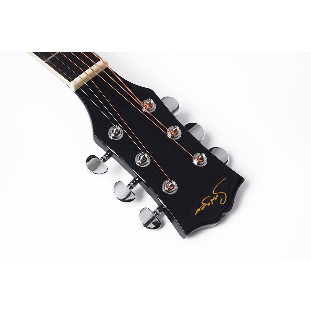 Set Chitara Electro-Acustica 4/4 Smiger 40”, cu husa, curea, acordor, corzi si pene - eMAG.ro