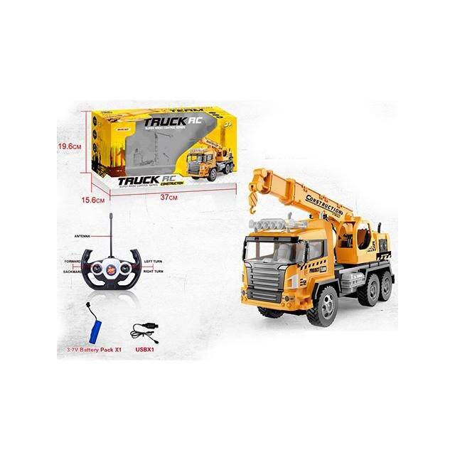 Camion cu telecomanda RC Crane, Magic Toys, Lumini, 1/18 - eMAG.ro
