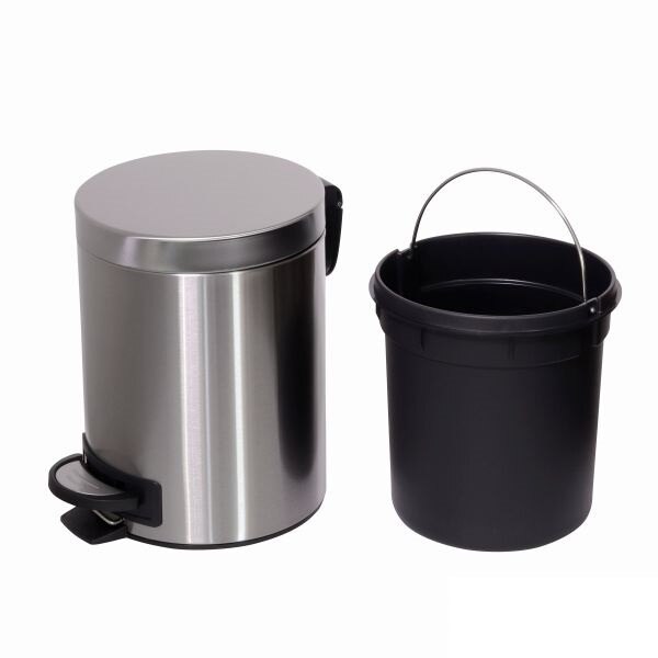 Set cosuri gunoi, TOO, Inox, 30 + 5 l, Argintiu - eMAG.ro