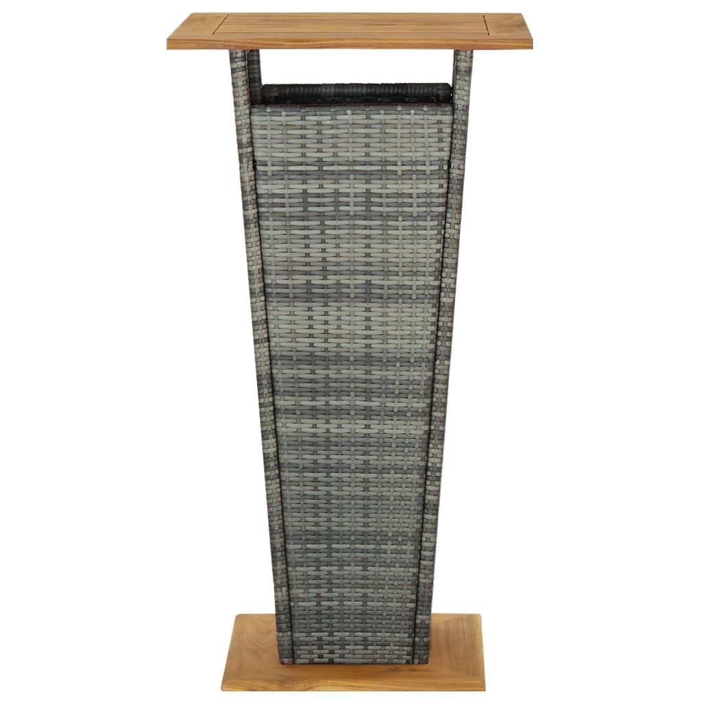 Set mobilier bar de gradina din 4 scaune si 1 masa tip tejghea blat ...