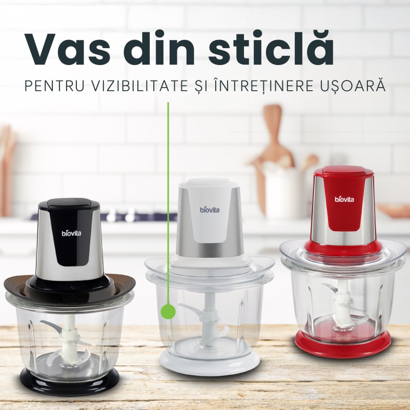 Tocator Electric pentru Legume, Fructe si Alimente, 500W, 1.5 Litri ...