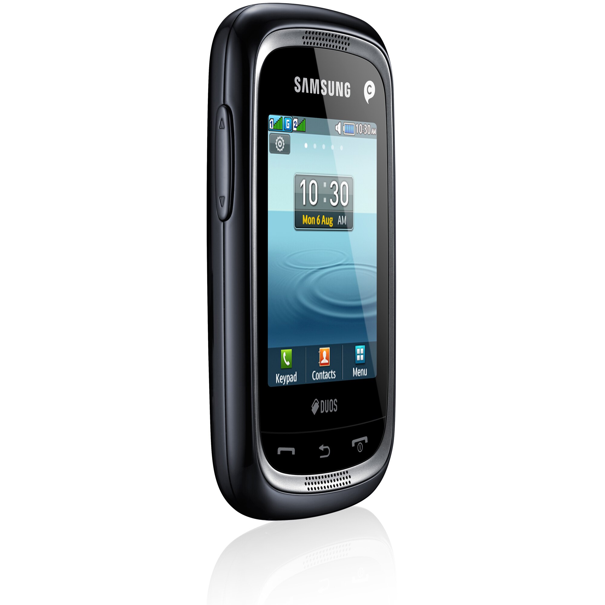Telefon mobil Samsung C3262 Champ Neo, Dual Sim, Black - eMAG.ro