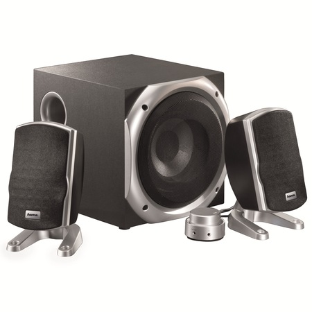 Boxe 2.1 Hama Q 700, 21W RMS, Negru/Argintiu - eMAG.ro