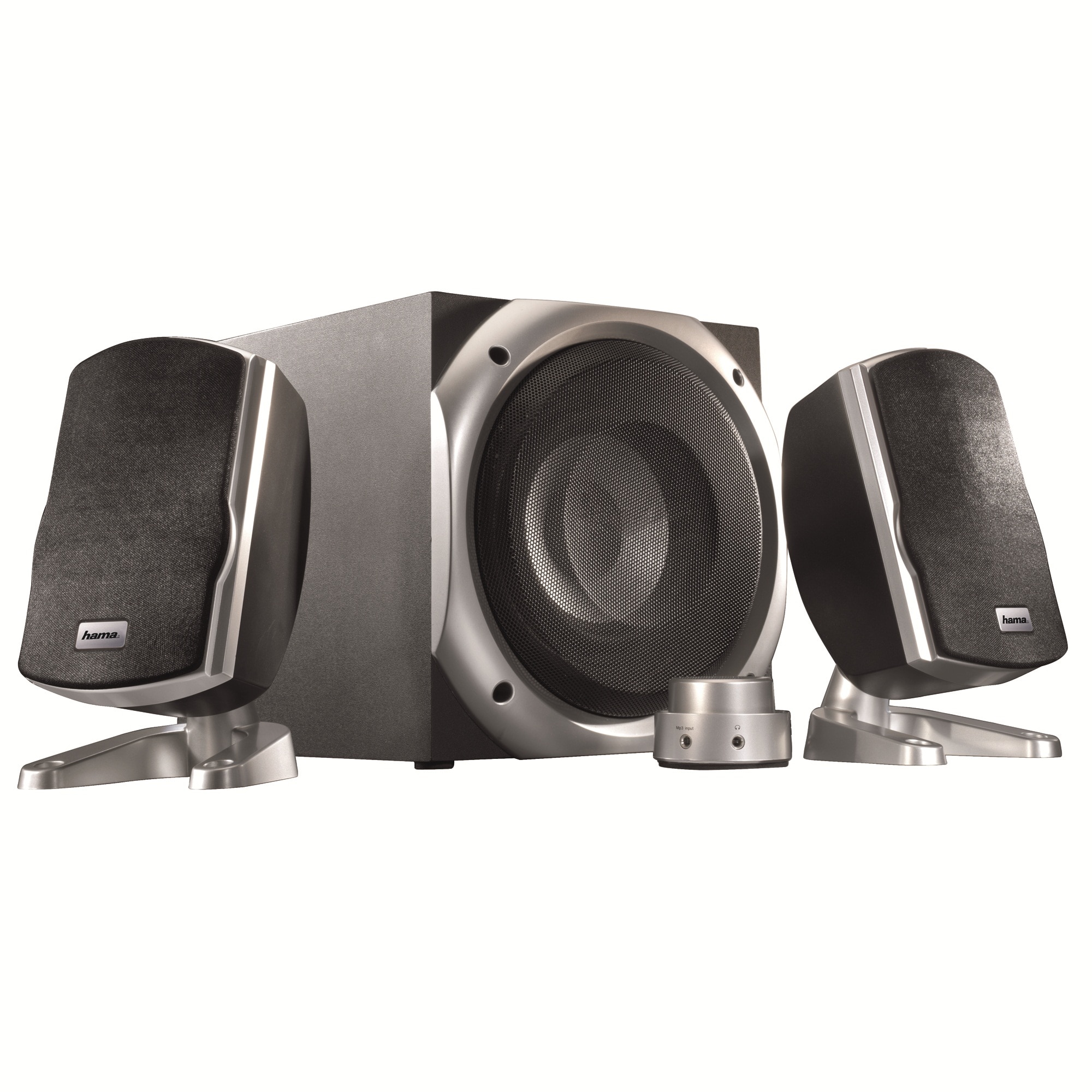 Boxe 2.1 Hama Q 700, 21W RMS, Negru/Argintiu - eMAG.ro