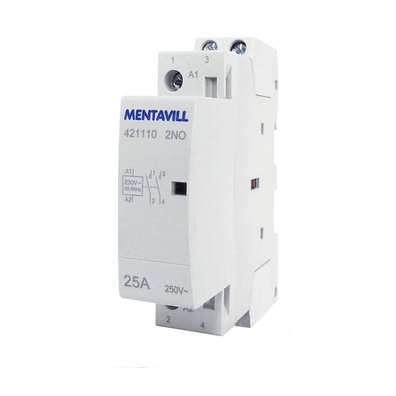 Contactor modular 2P, 25A, 2NO, 230V, Mentavill - eMAG.ro