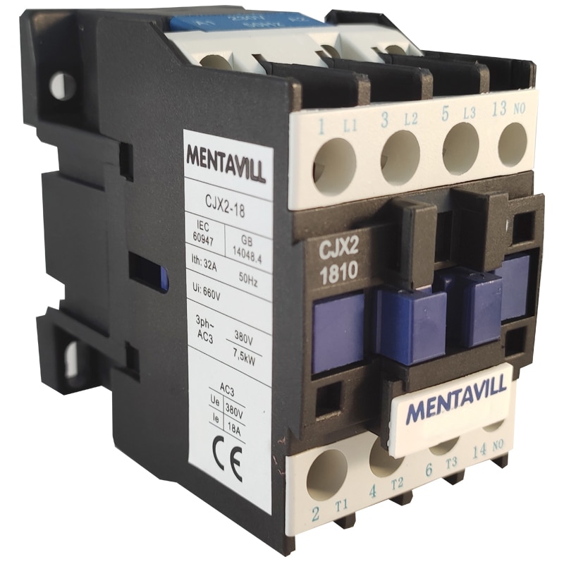 Contactor 3P, 9A, 4kW, bobina 24V AC, Mentavill - eMAG.ro
