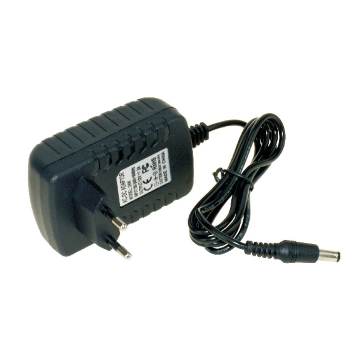 Transformator 220V 12V, Mentavill, 24W, 2A, In 100-240V, Out 12V DC ...