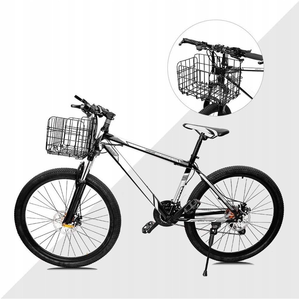 Cos Metalic Pliabil Pentru Bicicleta Cu Accesorii De Montaj, Merco ...
