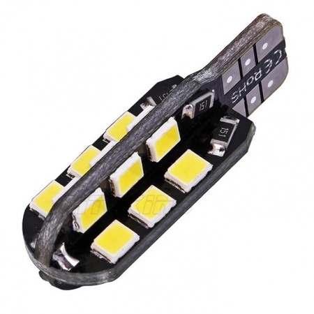 Bec auto LED IdealSTORE T10 2835 cu 24 SMD 5W ALB 12V ,CANBUS JSUN01 ...