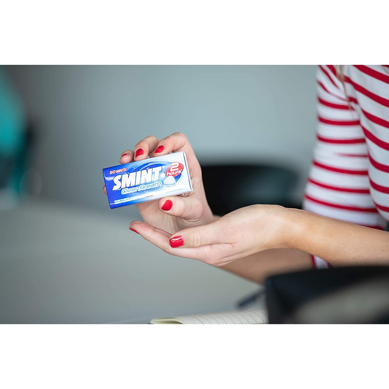 Set 12 cutii, 50 bomboane mentolate fara zahar, SMINT CleanBreath - eMAG.ro