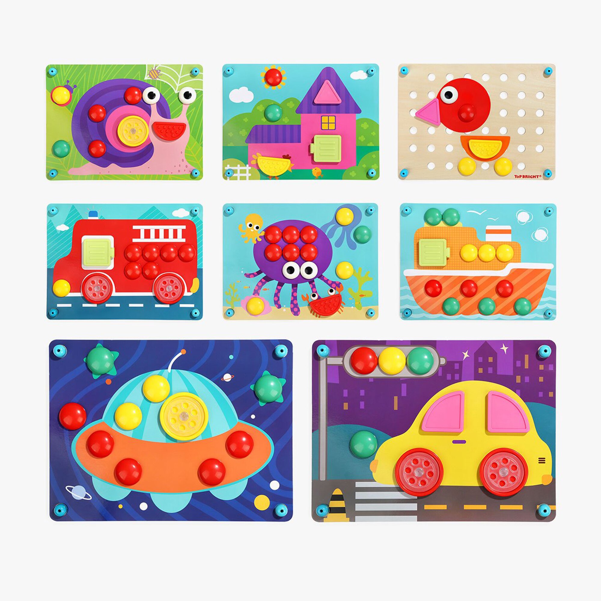 Set creativ 8 in 1 Top Bright - Mozaic - eMAG.ro