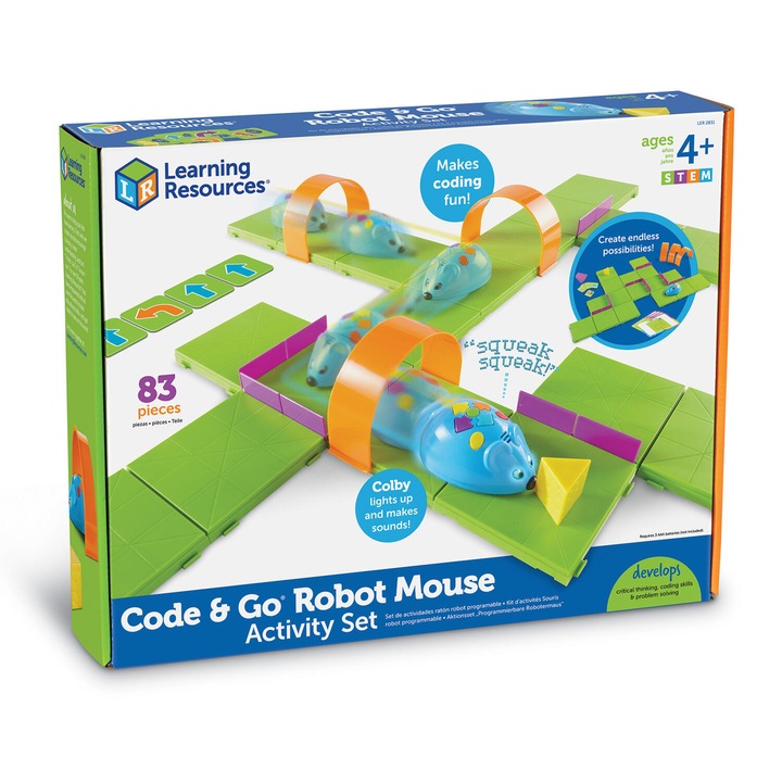 Robot programabil STEM Learning Resources - Robot Mouse - eMAG.ro