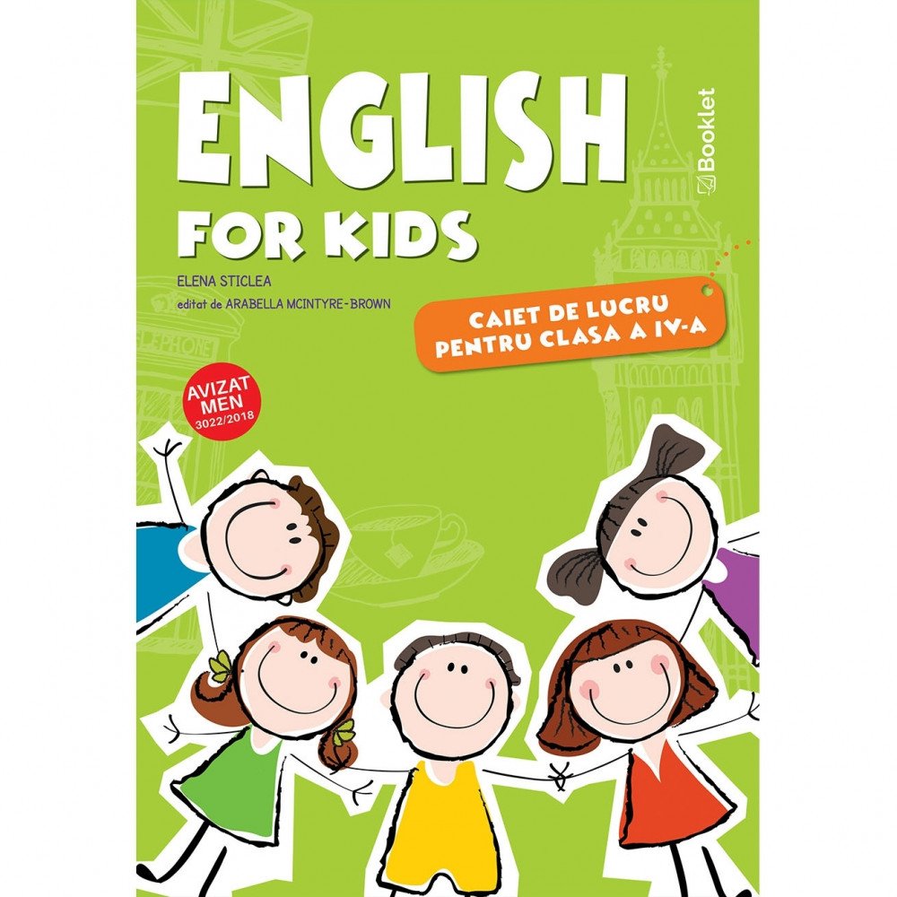 English for kids – caiet de lucru pentru clasa a IV-a, EN081, Booklet - eMAG.ro