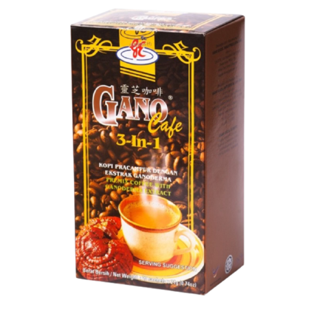 Cafea cu ganoderma, Gano Cafe 3 in1, 20 pliculete - eMAG.ro