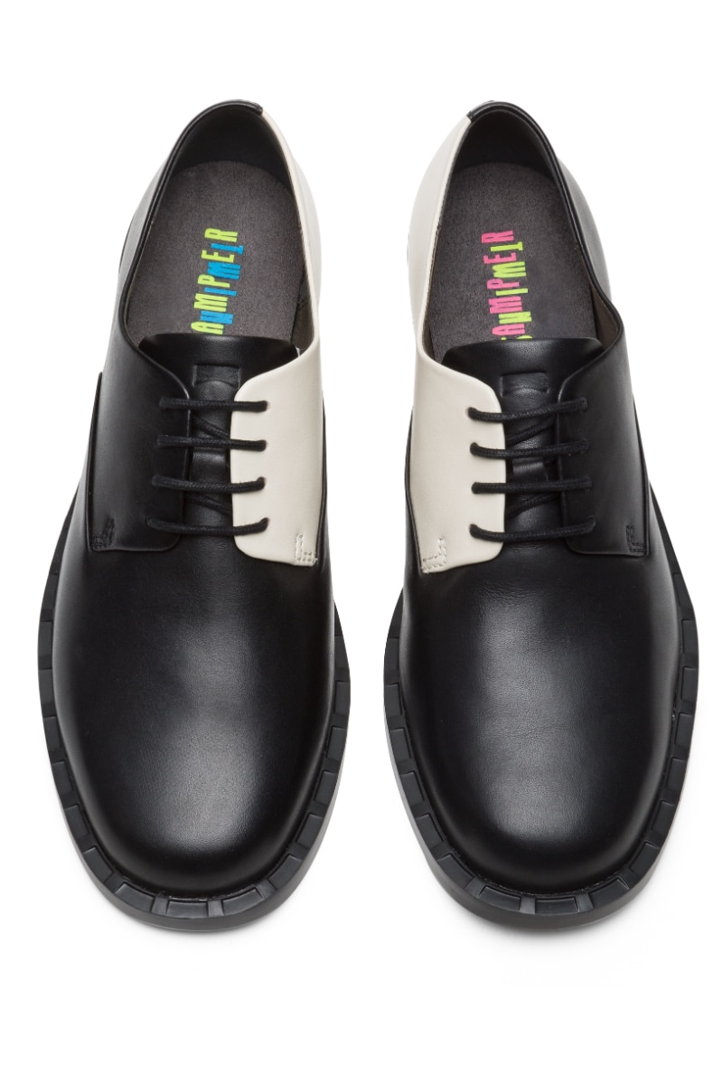 Pantofi dama Twins, Camper, Piele naturala, Negru, 36 EU - eMAG.ro