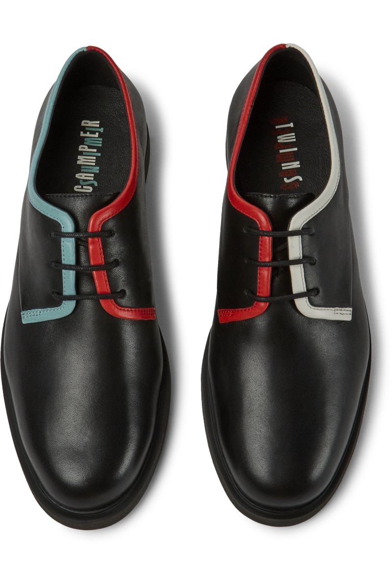 Pantofi dama Twins, Camper, Piele naturala, Negru, 35 EU - eMAG.ro