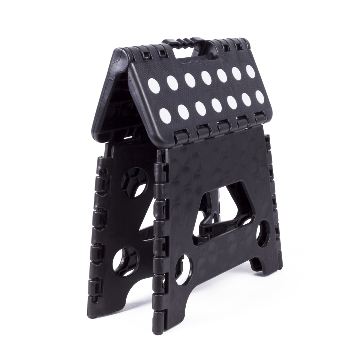Scaun pliabil negru mic, rezistent pentru 80 kg - eMAG.ro