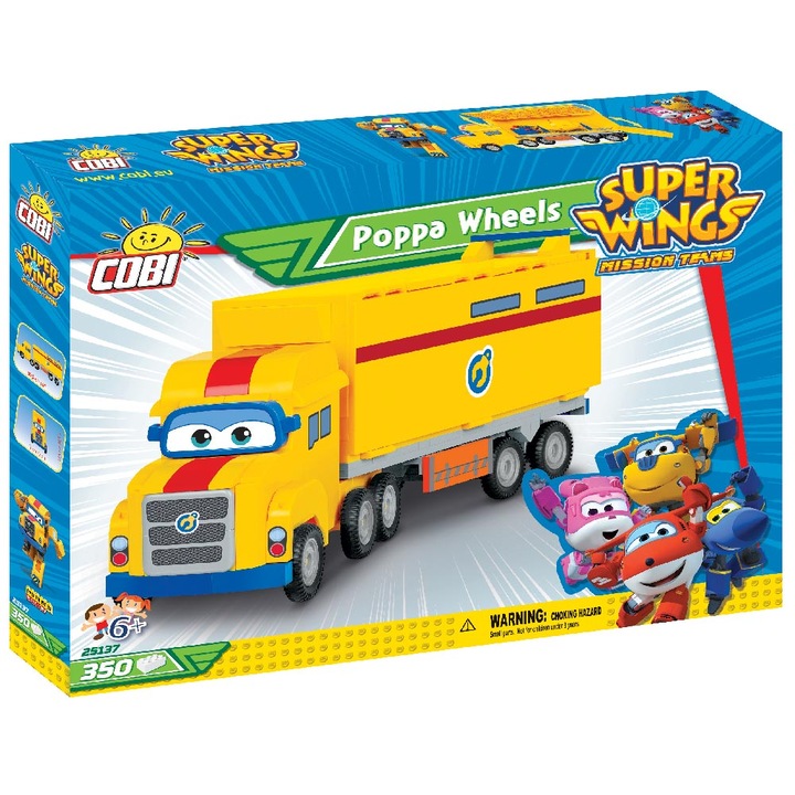 Конструктор Super Wings Poppa Wheels, 350 части - eMAG.bg