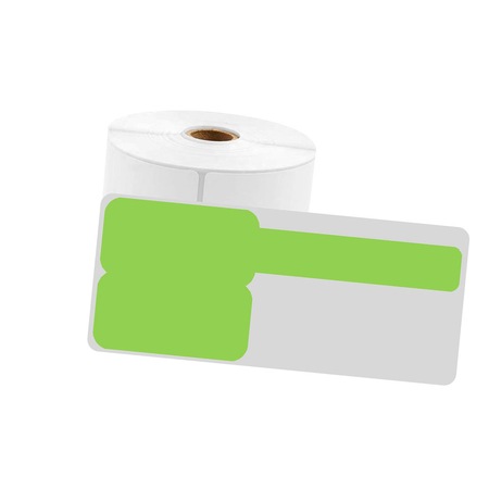 Etichete cabluri Aymo tip stegulet F 25 x 30mm + 40mm, plastic verde ...