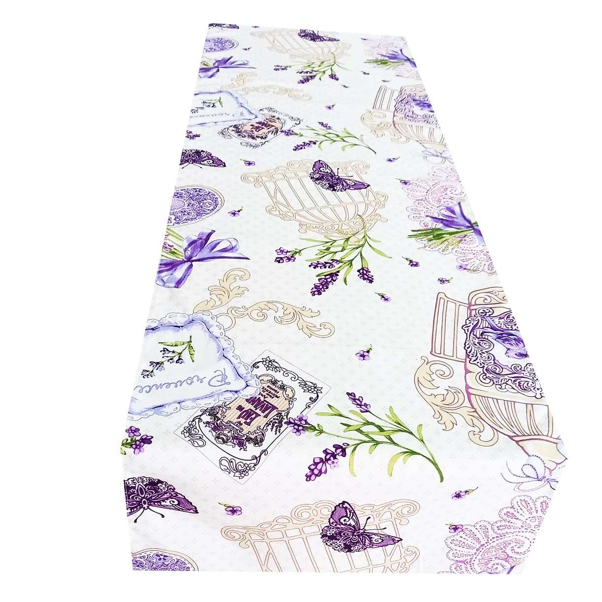 Napron decorativ MCF flori de lavanda 40x140 cm - eMAG.ro