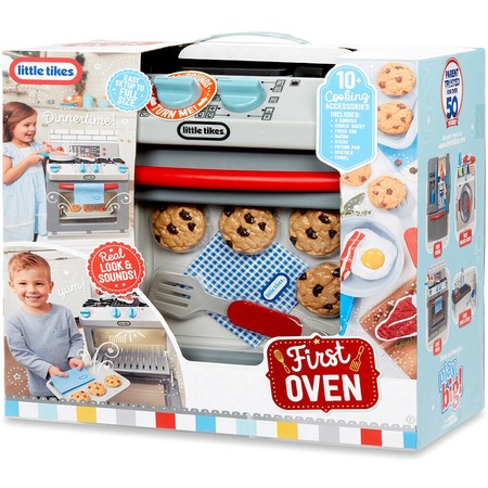 Детска готварска печка Little Tikes - First Oven, 10 аксесоара - eMAG.bg