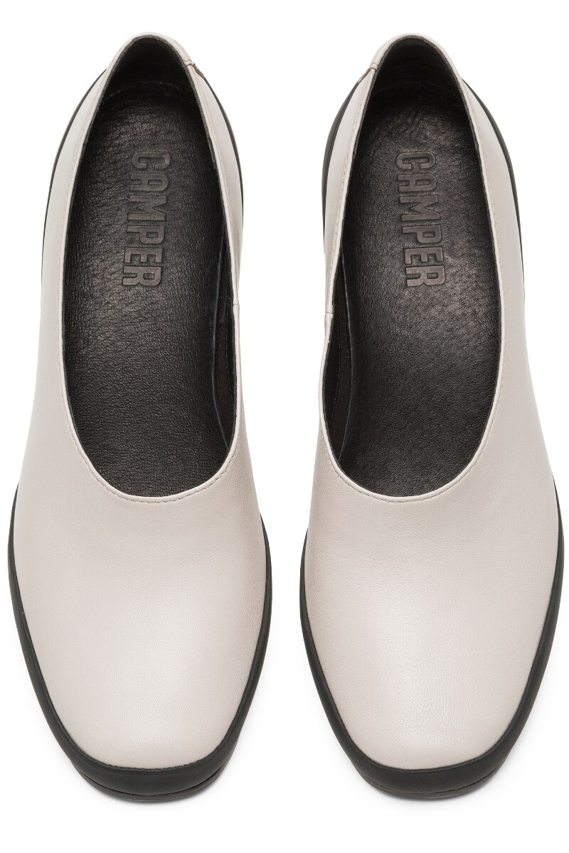 Pantofi dama Upright, Camper, Piele naturala, Bej, 39 EU - eMAG.ro