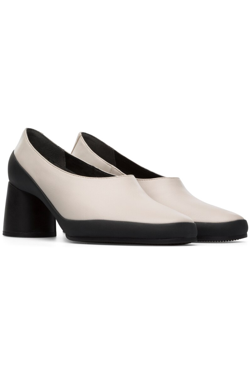 Pantofi dama Upright, Camper, Piele naturala, Bej, 39 EU - eMAG.ro