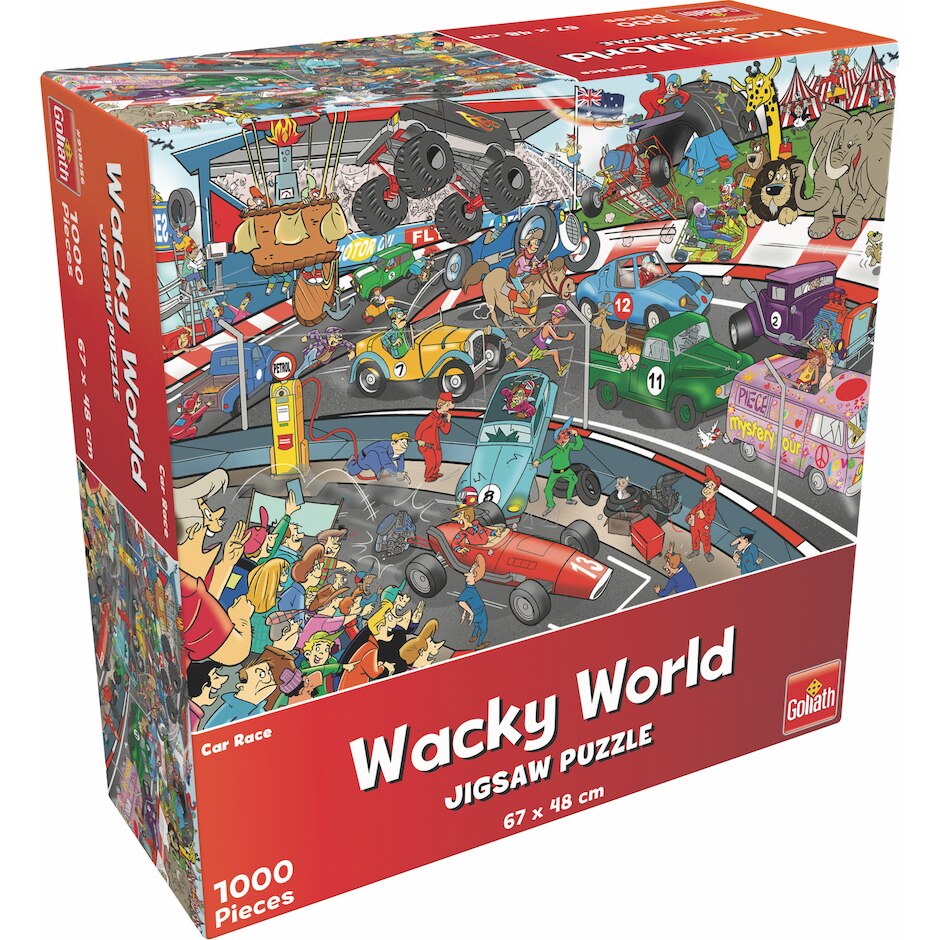 Puzzle Goliath Wacky world - Cauta si gaseste, Cursa nebuna, 1000 piese ...