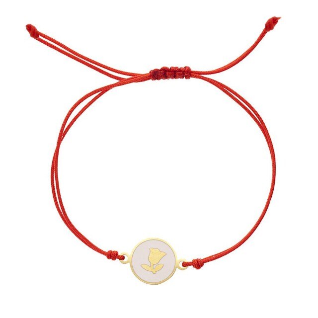 Bratara Martisor Lalea Alba - eMAG.ro