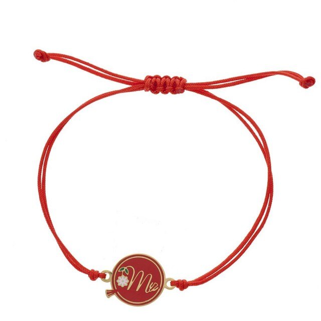 Bratara martisor Initiala stilizata M - eMAG.ro