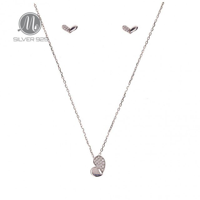 Set Lantisor si Cercei Inimioara - eMAG.ro