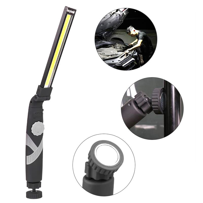 Lampa de lucru cu led, magnet si acumulator, reglabila - eMAG.ro