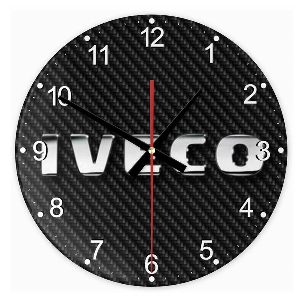 Ceas circular din sticla Iveco 1, multicolor, 20 cm - eMAG.ro