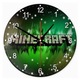 Ceas circular din sticla Minecraft 30, multicolor, 20 cm - eMAG.ro