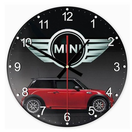 Ceas circular din sticla mini 27, multicolor, 20 cm - eMAG.ro
