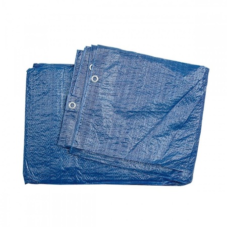 Prelata 4 x 6 m, 57 g/m2, albastra, material PP+PE - eMAG.ro