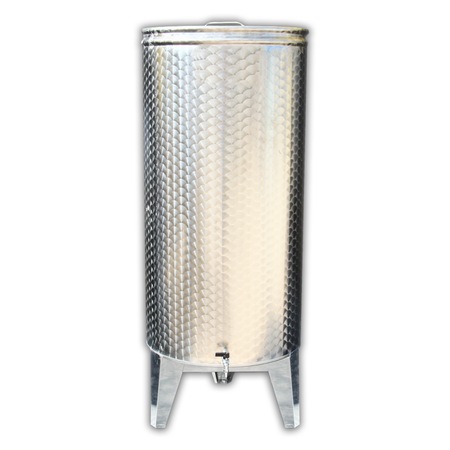 Cisterna inox cu suport, 145L, capac flotant cu ulei de parafina, capac ...