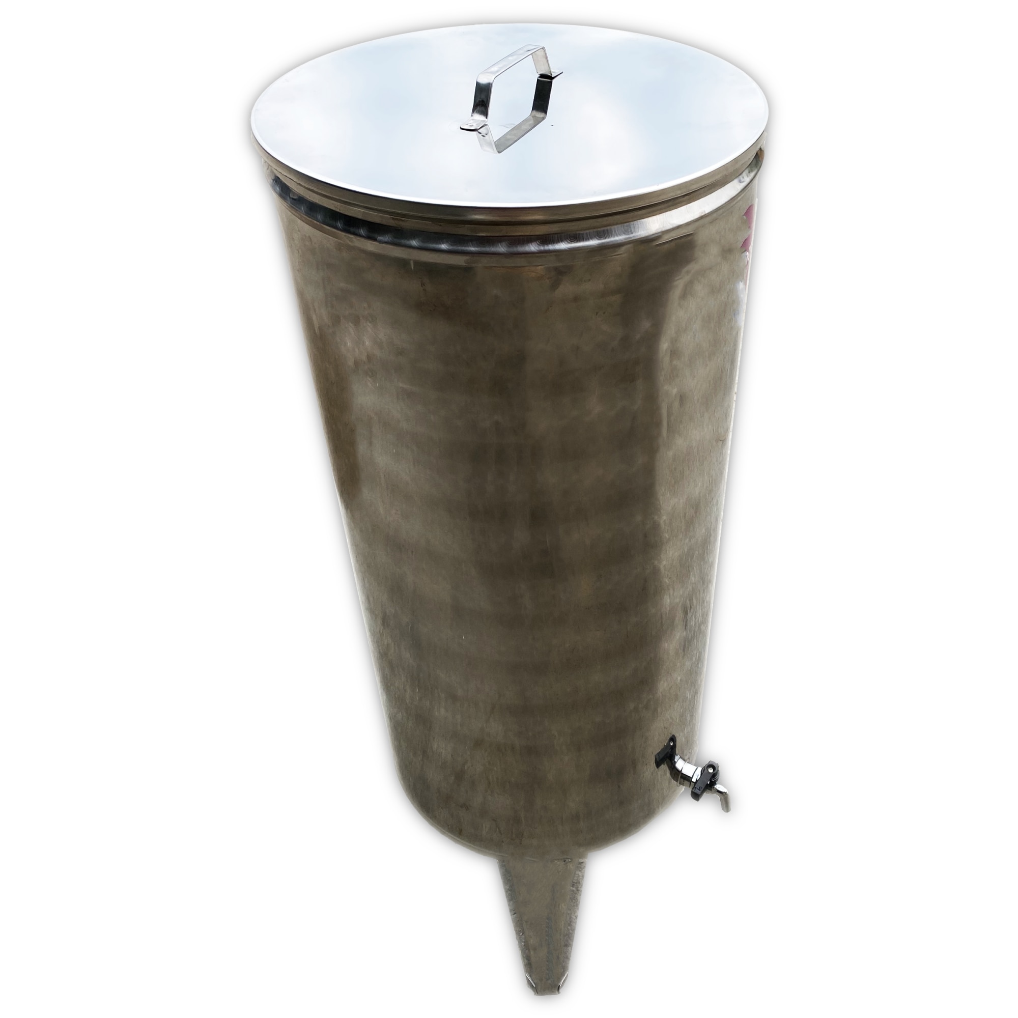 Cisterna inox cu suport, 400L, capac flotant cu ulei de parafina, capac ...