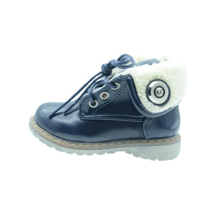 MRS S529-2B-23 Пухкави ботуши за момичета, тъмносини 23 EU - eMAG.bg