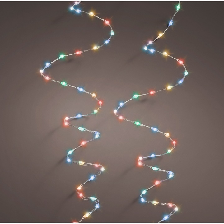 Instalatie Craciun Lumineo, 378 micro LED-uri, 600 cm, lumina ...