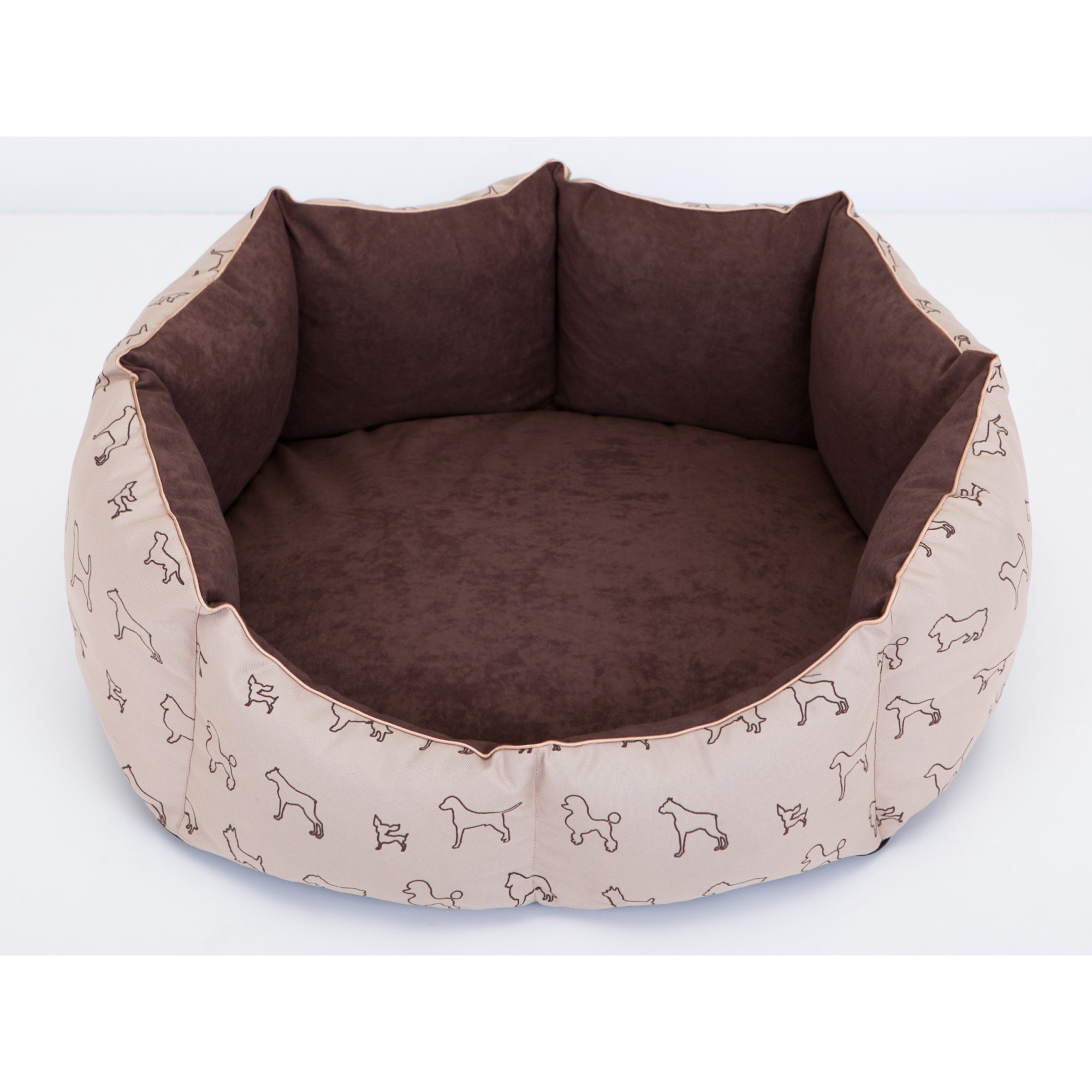 Pat pentru caini, Sales Core, Spuma, Maro, M - eMAG.ro