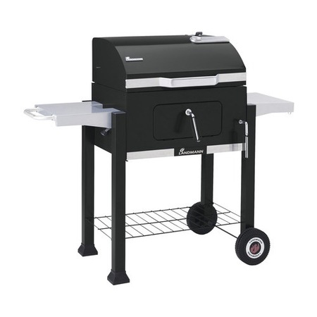 Gratar pe carbuni, din fonta emailat, cu capac, mentinere temperatura ...