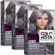 Pachet promo: 3 x Vopsea de par gel permanenta L'Oreal Paris Colorista ...