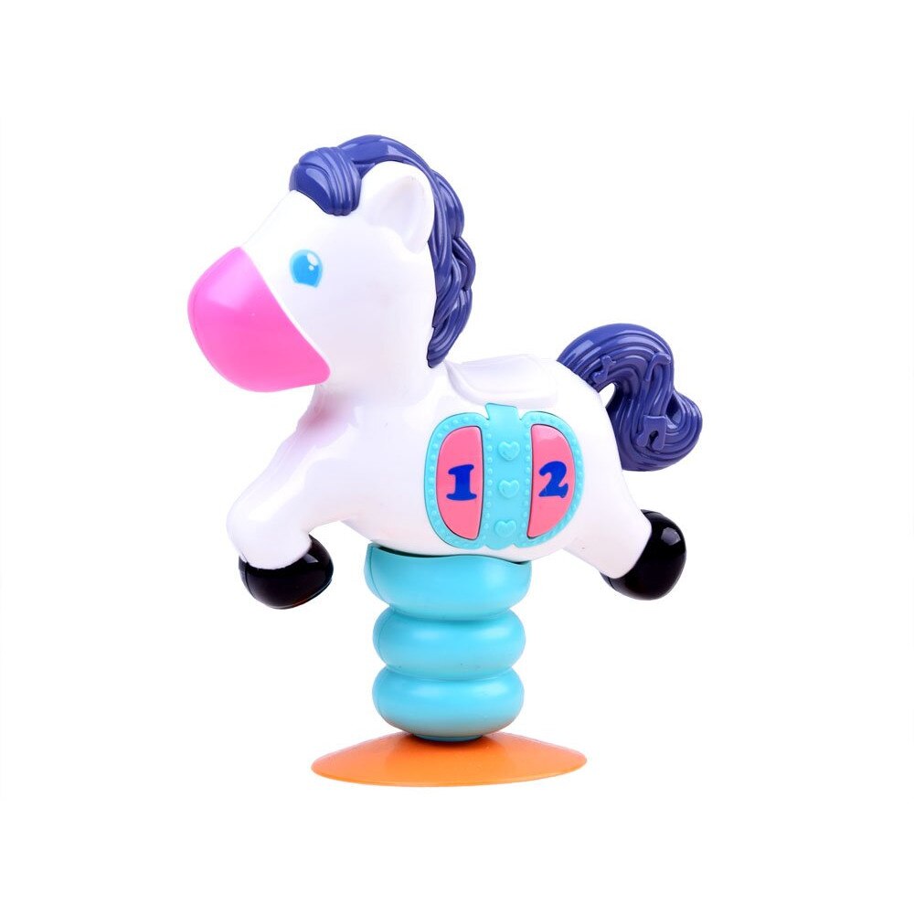 Jucarie cal cu ventuza pentru copii, Multicolor - eMAG.ro