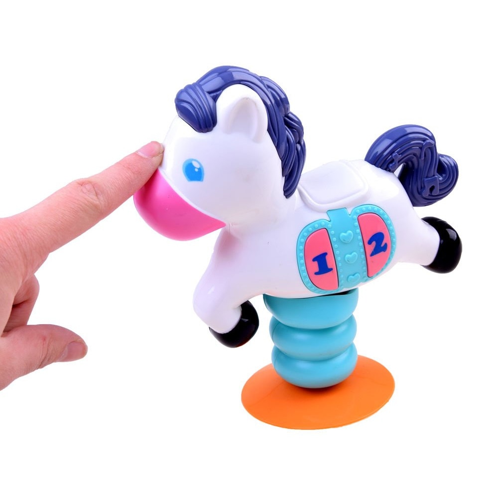 Jucarie cal cu ventuza pentru copii, Multicolor - eMAG.ro