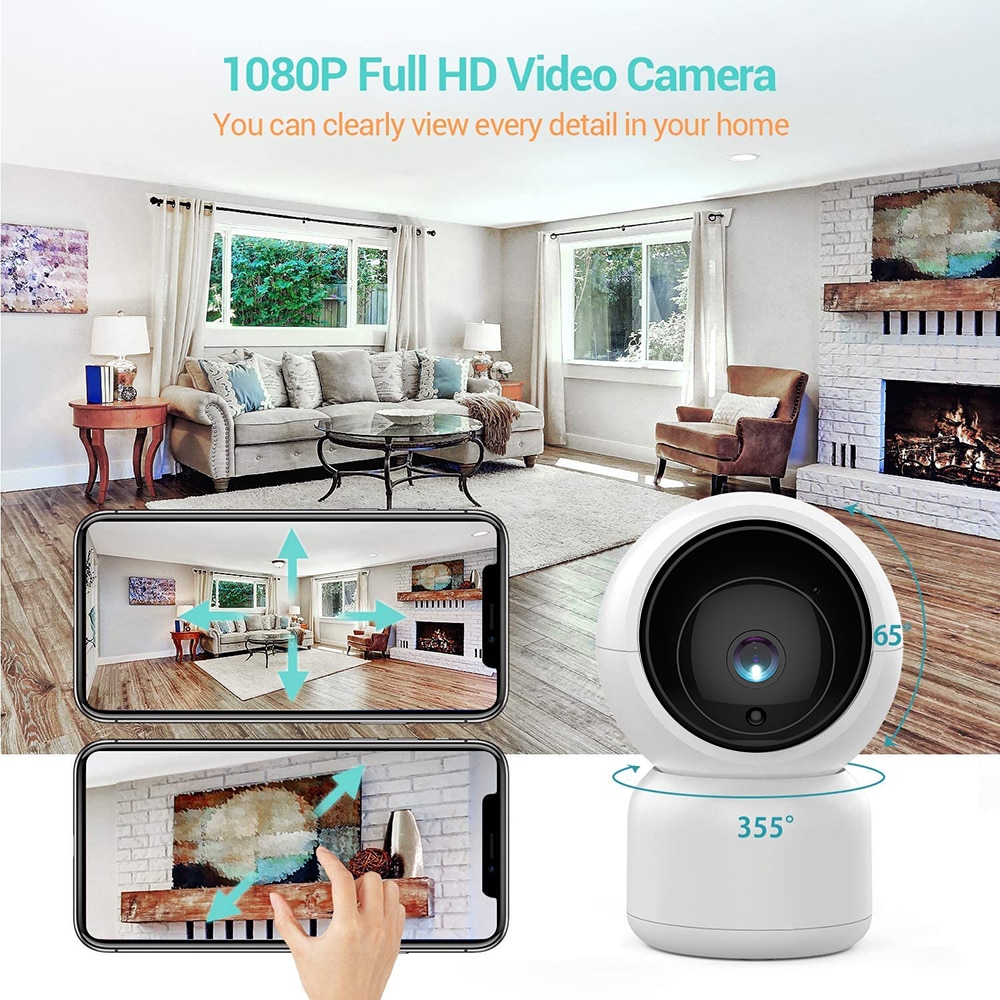 Camera de supraveghere, 1920x1080p, Wifi / Ethernet, 2MP, Zoom digital ...