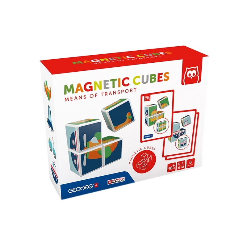 Joc interactiv cub magnetic Eurekakids, Multicolor - eMAG.ro