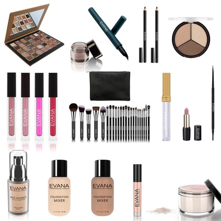 EVANA Professional Makeup Artist Medium Set Sminkes Készlet - eMAG.hu