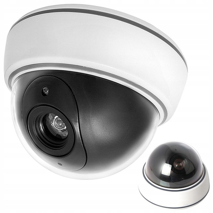 Camera video realista, Zola®, rotunda, cu led rosu intermitent, 12.5x12 ...